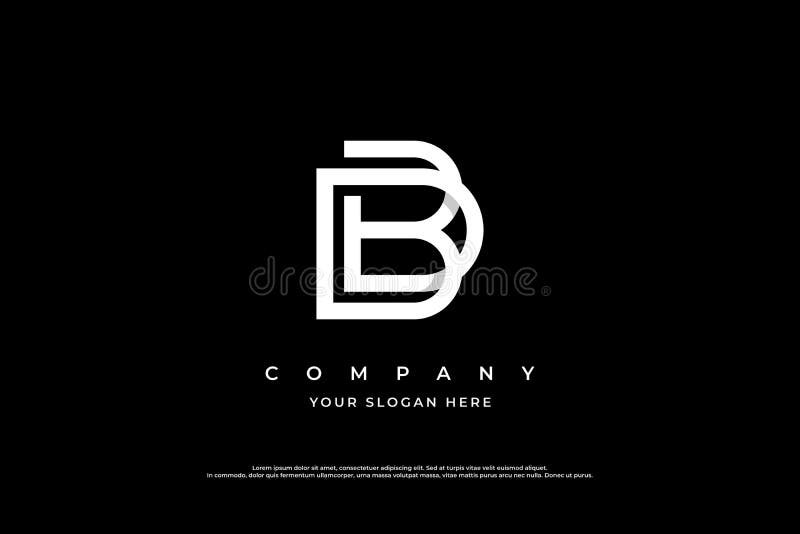 Initial Letter BD Logo or DB Logo Design Vector Stock Vector ...
