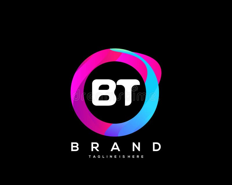 Monogram Logo Design Letter BT Stock Vector - Illustration of concept ...