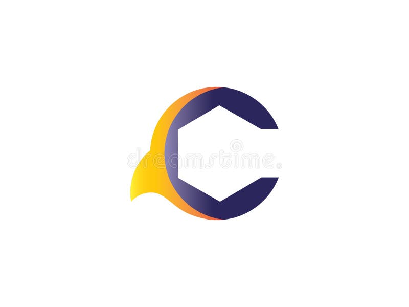 Initial Letter C Call Out Design Logo Vector Graphic Branding Letter ...
