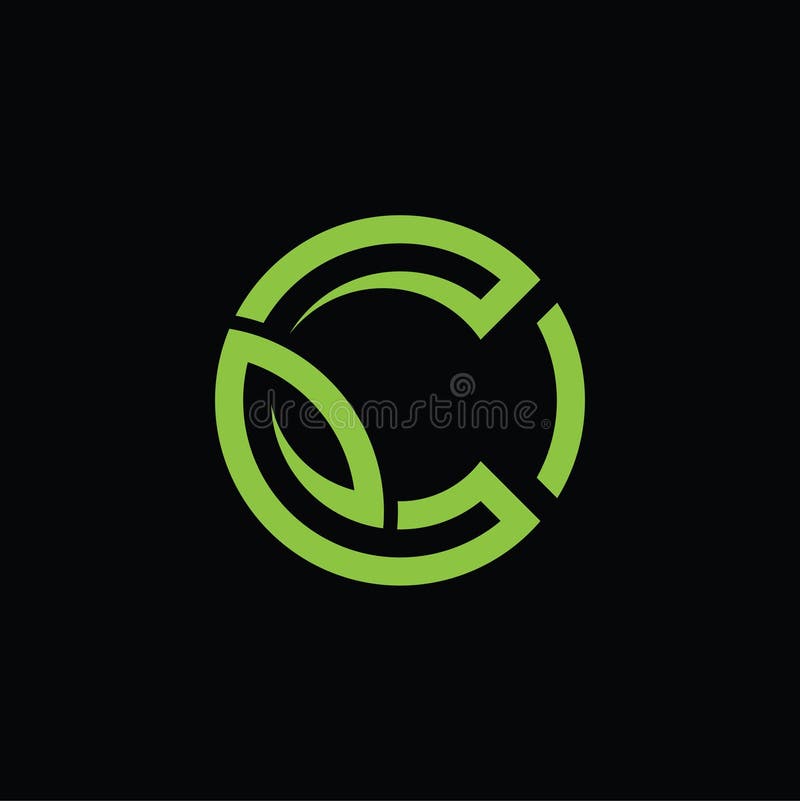 Initial Letter C Leaf Eco Nature Logo Design Inspiration Stock ...