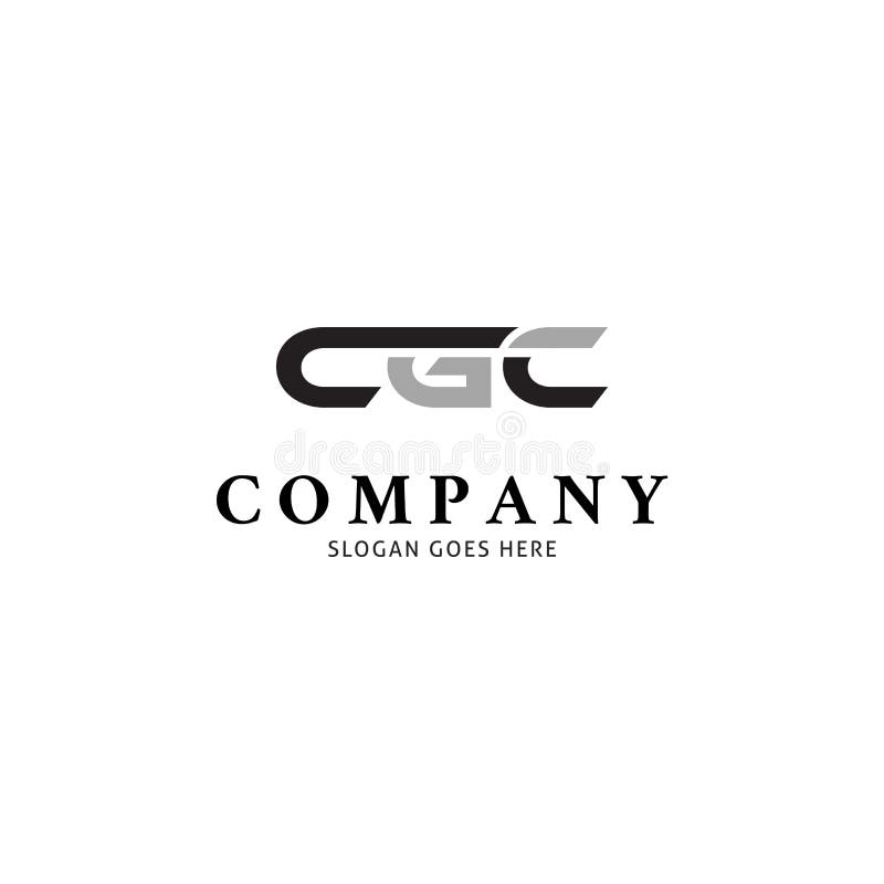 Initial Letter CGC Icon Vector Logo Template Illustration Design Stock ...