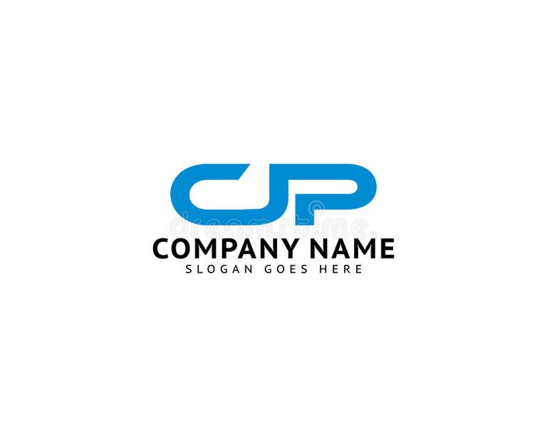 Initial Letter CJP Logo Template Design Stock Vector - Illustration of ...