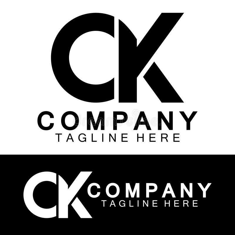 Initial Letter CK Logo Design Vector Template Stock Vector ...