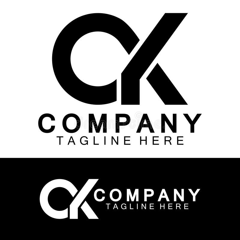 Initial Letter CK Logo Design Vector Template Stock Vector ...