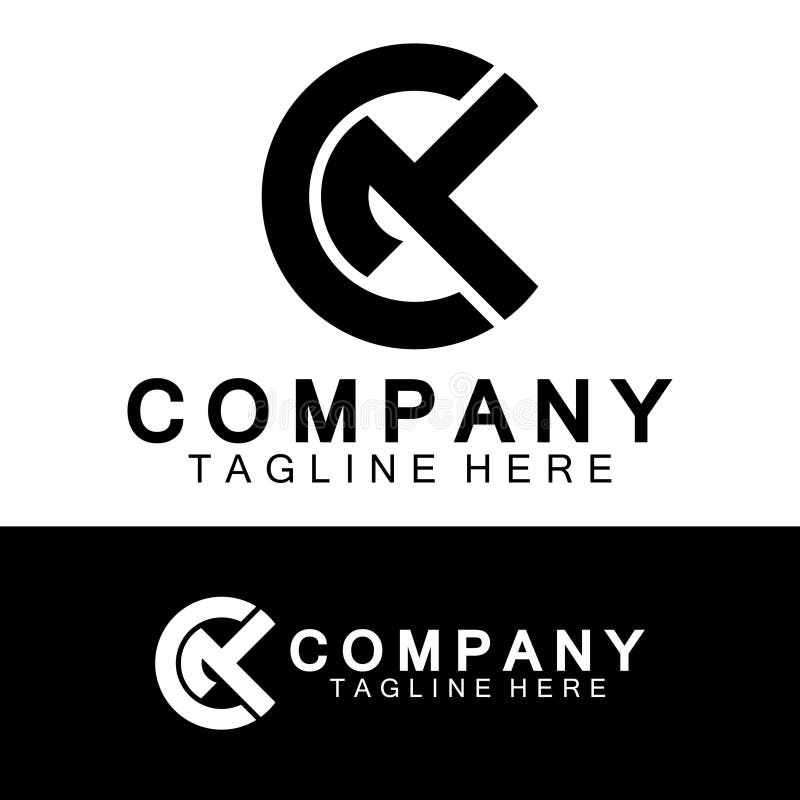 Initial Letter CK Logo Design Vector Template Stock Vector - Illustration of logotype, concept ...