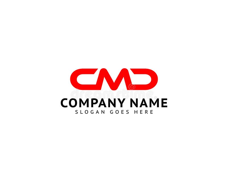Initial Letter CMD Logo Template Design Stock Vector - Illustration of ...