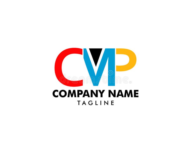 Initial Letter CMP Logo Design Vector Stock Vector - Illustration of ...
