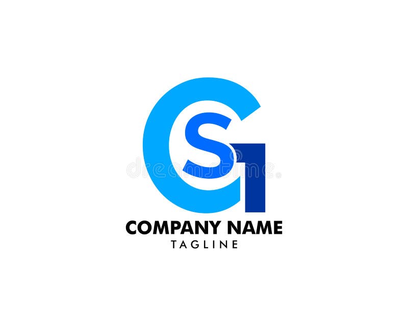 Initial Letter CSG Logo Template Design Stock Vector - Illustration of ...