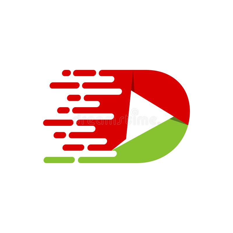 Letter R Speed Logo Design Template Premium Vector Stock Vector ...