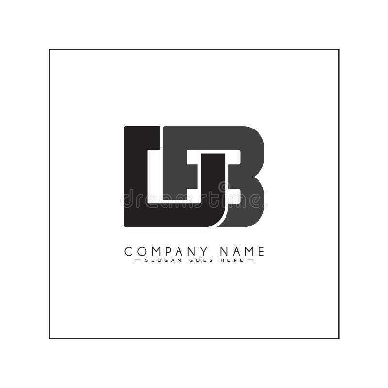 Initial Letter DB Logo - Simple Alphabet Logo Stock Vector ...