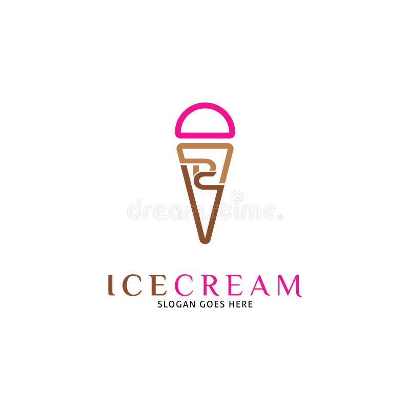 Letter Ice Cream Cone Stock Illustrations – 661 Letter Ice Cream Cone ...