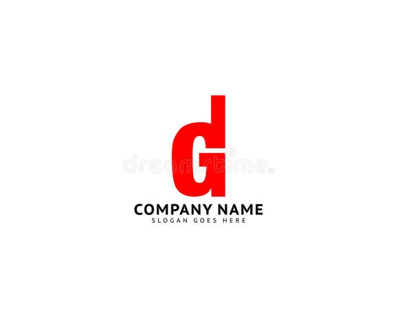 Initial Letter DG Logo Design Template Stock Vector - Illustration of ...
