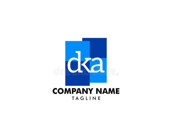 Initial Letter DKA Logo Template Design Stock Vector - Illustration of ...