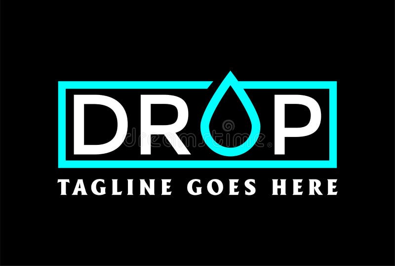 Initial Letter DROP Text Type Font Word Lettering for Water Oil or ...