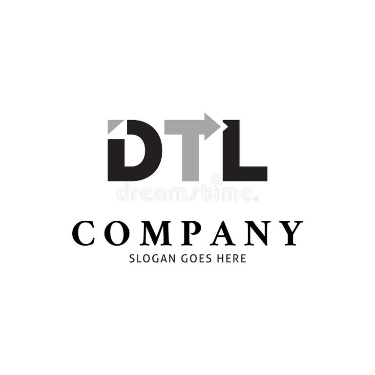 Initial Letter DTL Icon Vector Logo Template Illustration Design Stock ...