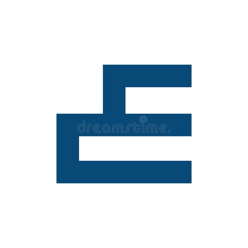 Initial Letter E Abstract Logo Vector Template Stock Vector ...
