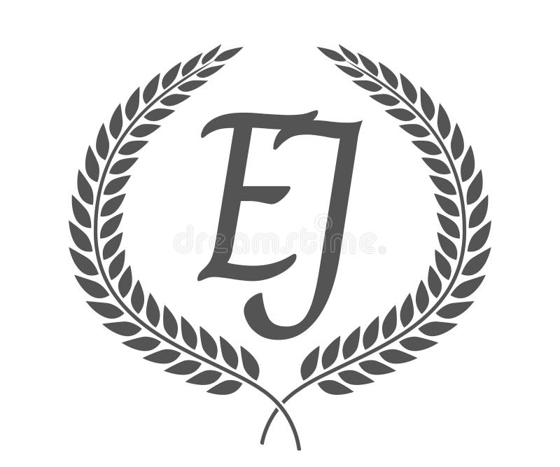 Ej Monogram Stock Illustrations – 998 Ej Monogram Stock Illustrations ...