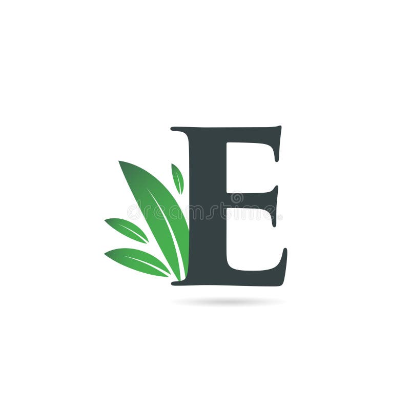 Letter E Leaf Logo Stock Illustrations – 1,668 Letter E Leaf Logo Stock ...
