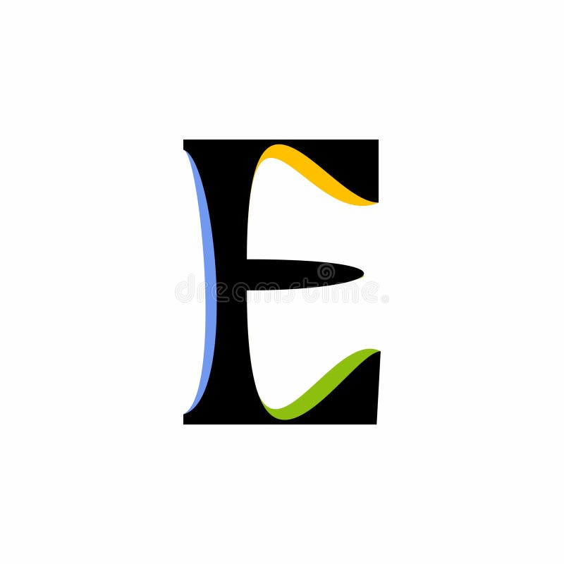 Initial Letter E Logo Design. E Logo Design. Letter E Symbol. Letter E ...