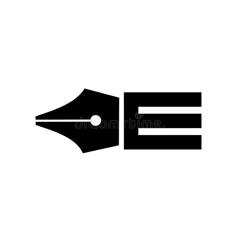 E Write Logo E Letter Stock Illustrations – 195 E Write Logo E Letter ...