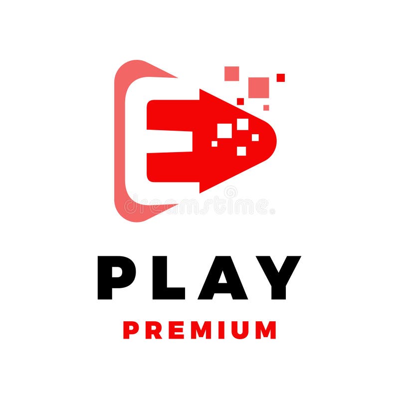 Letter Logo Play Button Stock Illustrations – 12,190 Letter Logo Play ...