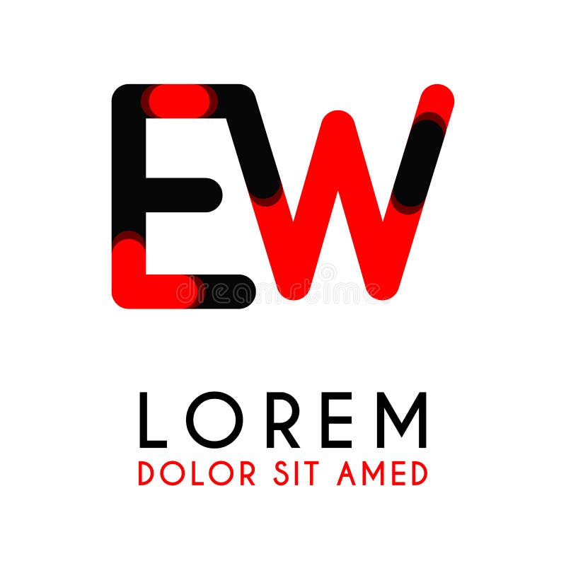 Letter Ew Stock Illustrations – 1,226 Letter Ew Stock Illustrations ...