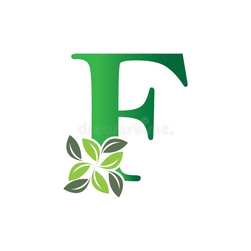 Leaf Initial F Logo Design Template Stock Illustrations – 563 Leaf ...