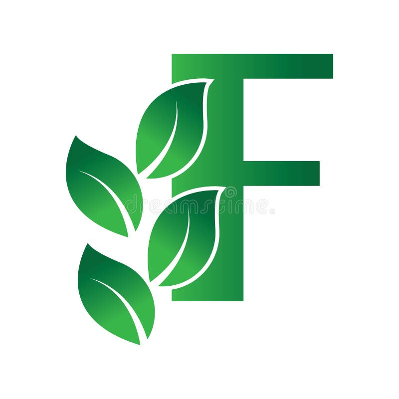 Leaf Initial F Logo Design Template Stock Illustrations – 563 Leaf ...