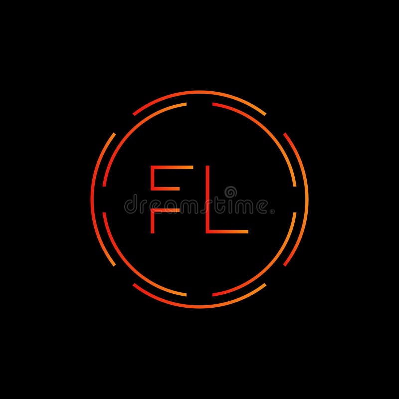 Initial Letter FL Logo Design Vector Template. Creative Linked ...
