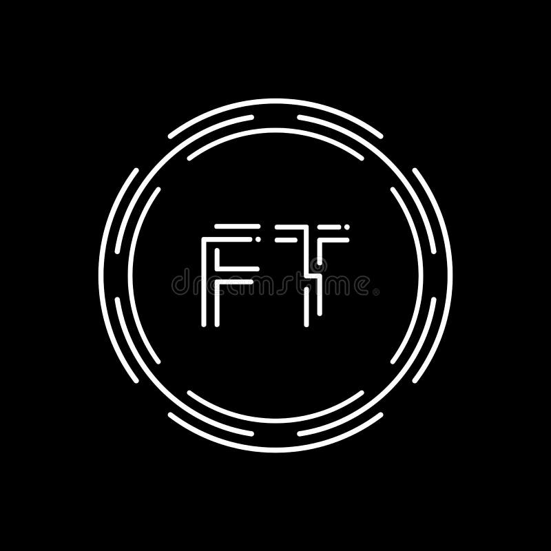 Initial Letter FT Logo Design Vector Template. Creative Linked ...