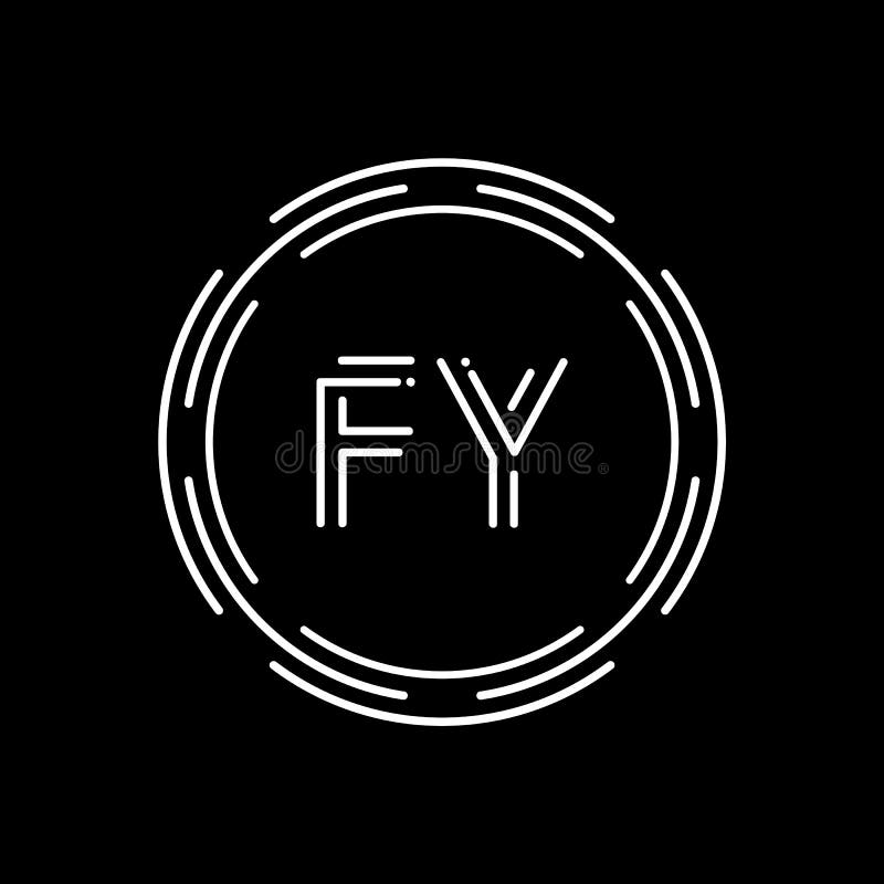 Initial Letter FY Logo Design Vector Template. Creative Linked ...