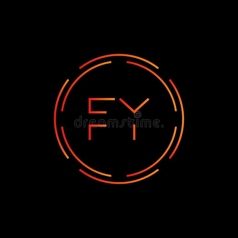 Creative Alphabetical Fy Logo Vector Stock Illustrations – 2 Creative ...