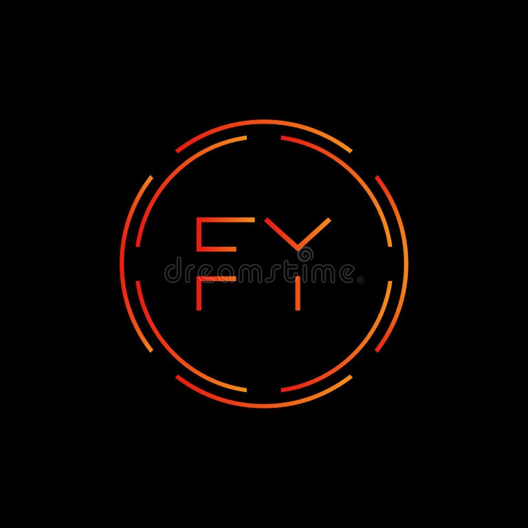 Initial Letter FY Logo Design Vector Template. Creative Linked ...