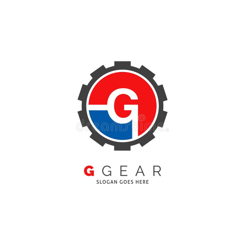 Initial Letter G Gear Icon Vector Logo Template Illustration Design ...