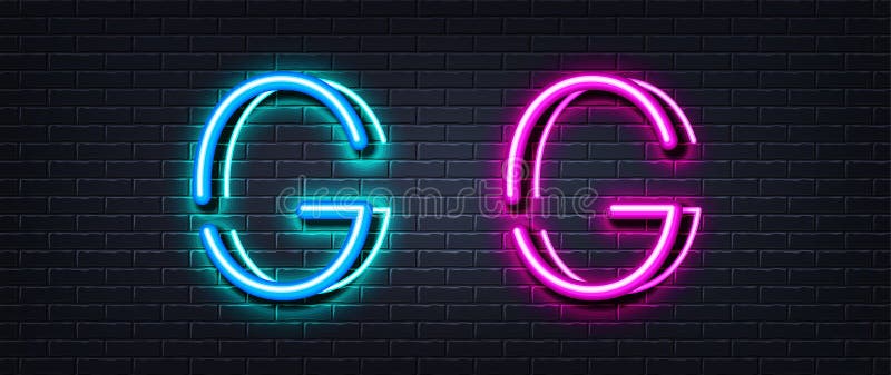 G Neon Stock Illustrations – 526 G Neon Stock Illustrations, Vectors ...