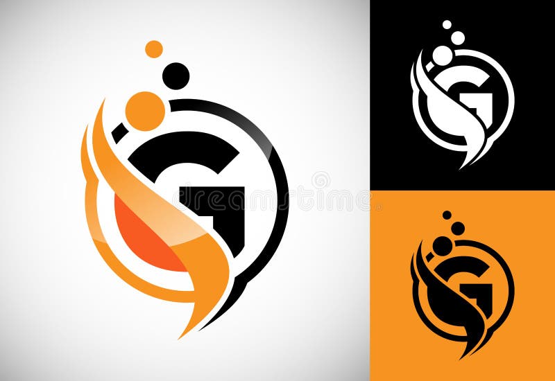 Initial Letter G with the Swoosh, Biotech Logo Design Concept. Logotype ...