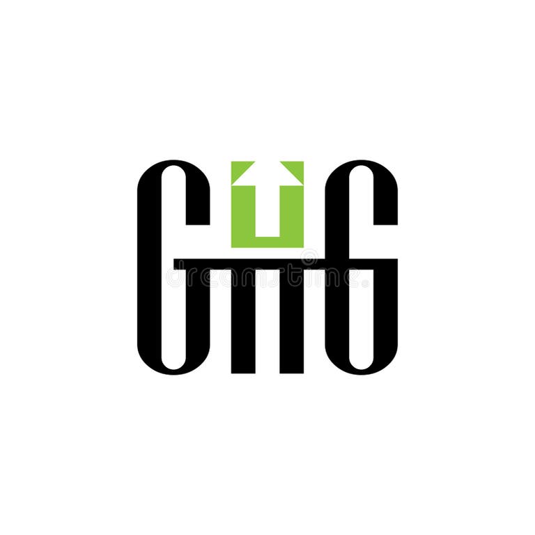 Initial Letter GHG Logo Unique Vector Stock Illustration - Illustration ...