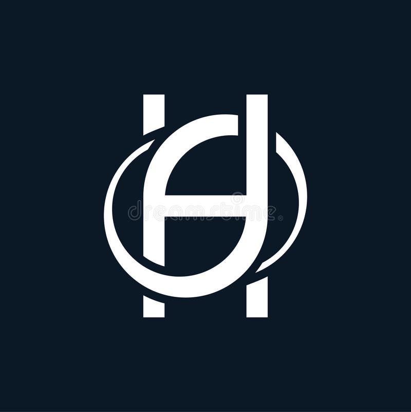 Letter H Infinity Loop Logo Design Vector Template Stock Illustration ...