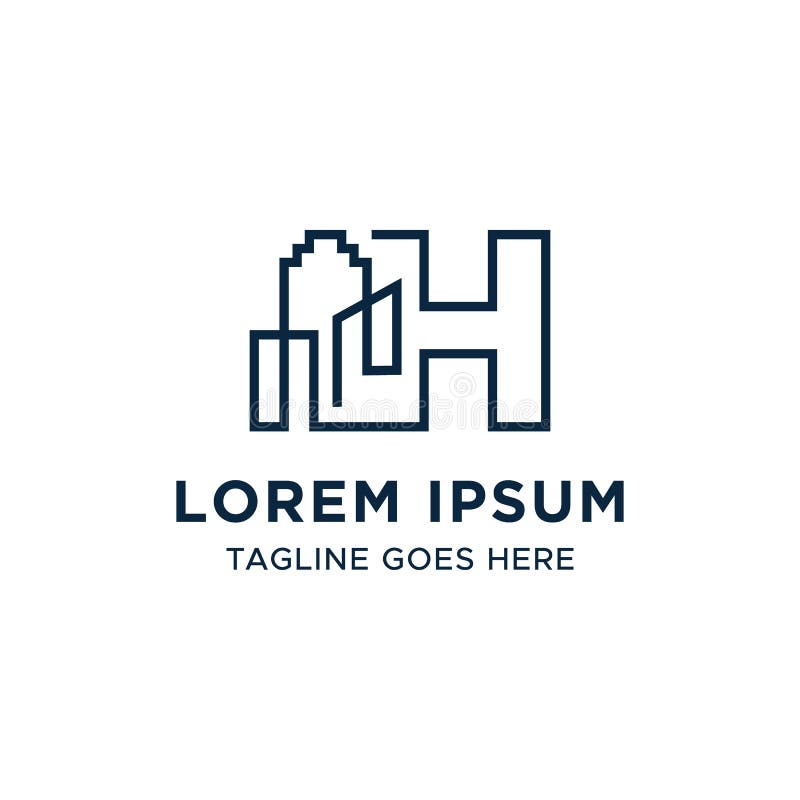 Letter H Building Stock Illustrations – 1,324 Letter H Building Stock ...