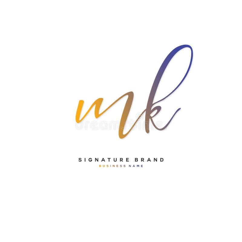 Mk Signature Stock Illustrations – 239 Mk Signature Stock Illustrations ...
