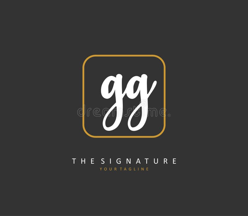 Gg Signature Stock Illustrations – 270 Gg Signature Stock Illustrations ...