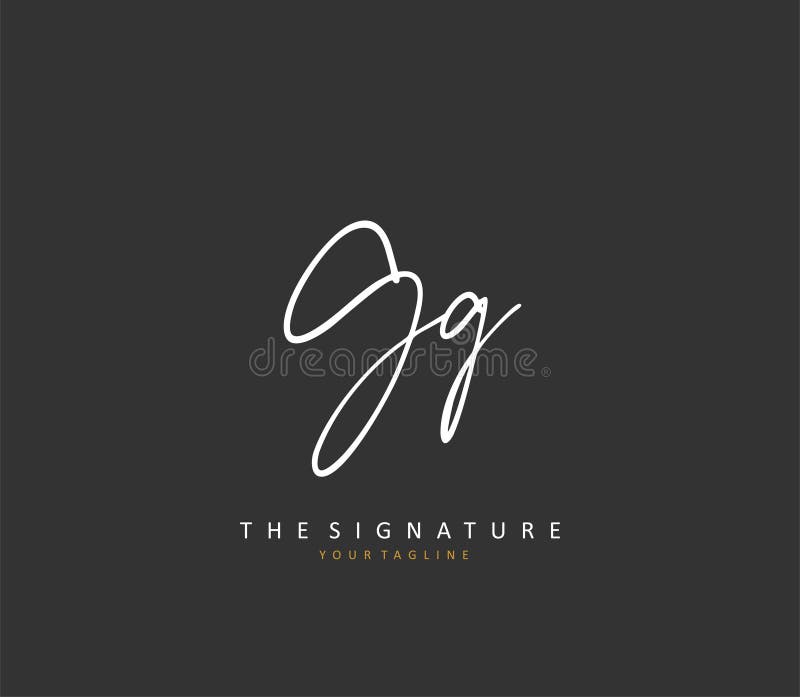 Gg Signature Stock Illustrations – 270 Gg Signature Stock Illustrations ...