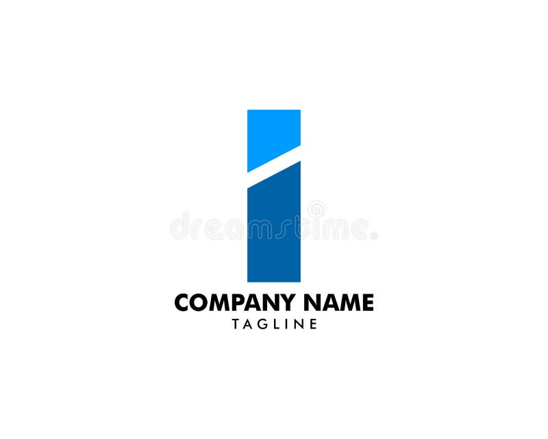 Initial Letter I Logo Template Design Stock Vector - Illustration of ...