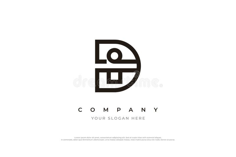 Initial Letter ID Logo Design Vector Stock Vector - Illustration of ...