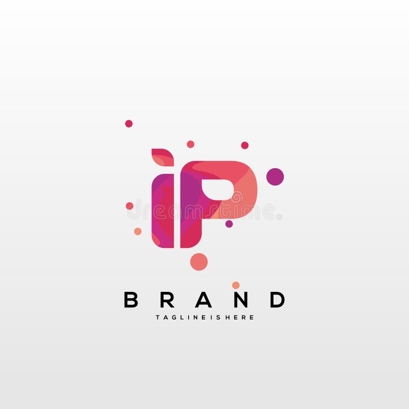 Letter Ip Logo Stock Illustrations – 921 Letter Ip Logo Stock ...