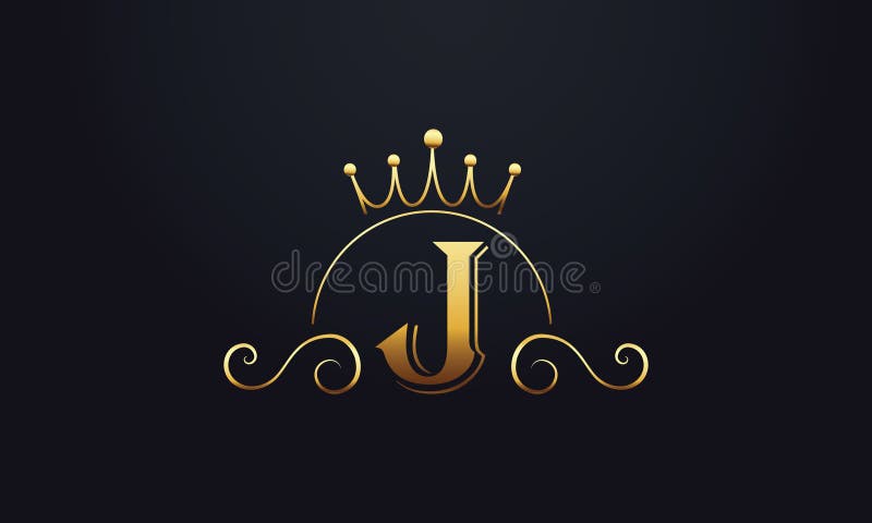 King Crowns With Letter J