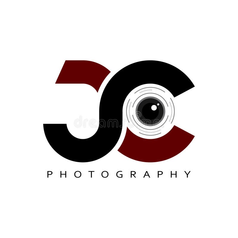Initial Letter JC CJ Photography Logo Stock Vector - Illustration of ...
