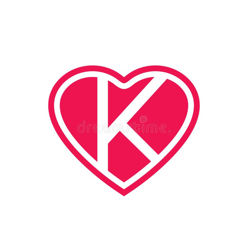 K Heart Stock Illustrations – 663 K Heart Stock Illustrations, Vectors ...