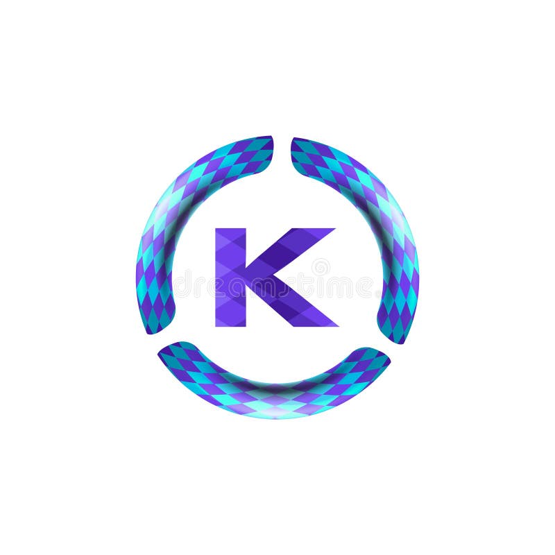 Initial Letter K Round, Circle Logo Ideas. Inspiration Logo Design ...