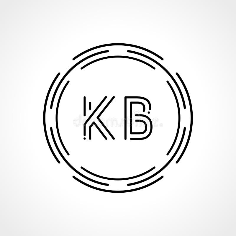 Initial Letter KB Logo Design Vector Template. Digital Abstract KB ...